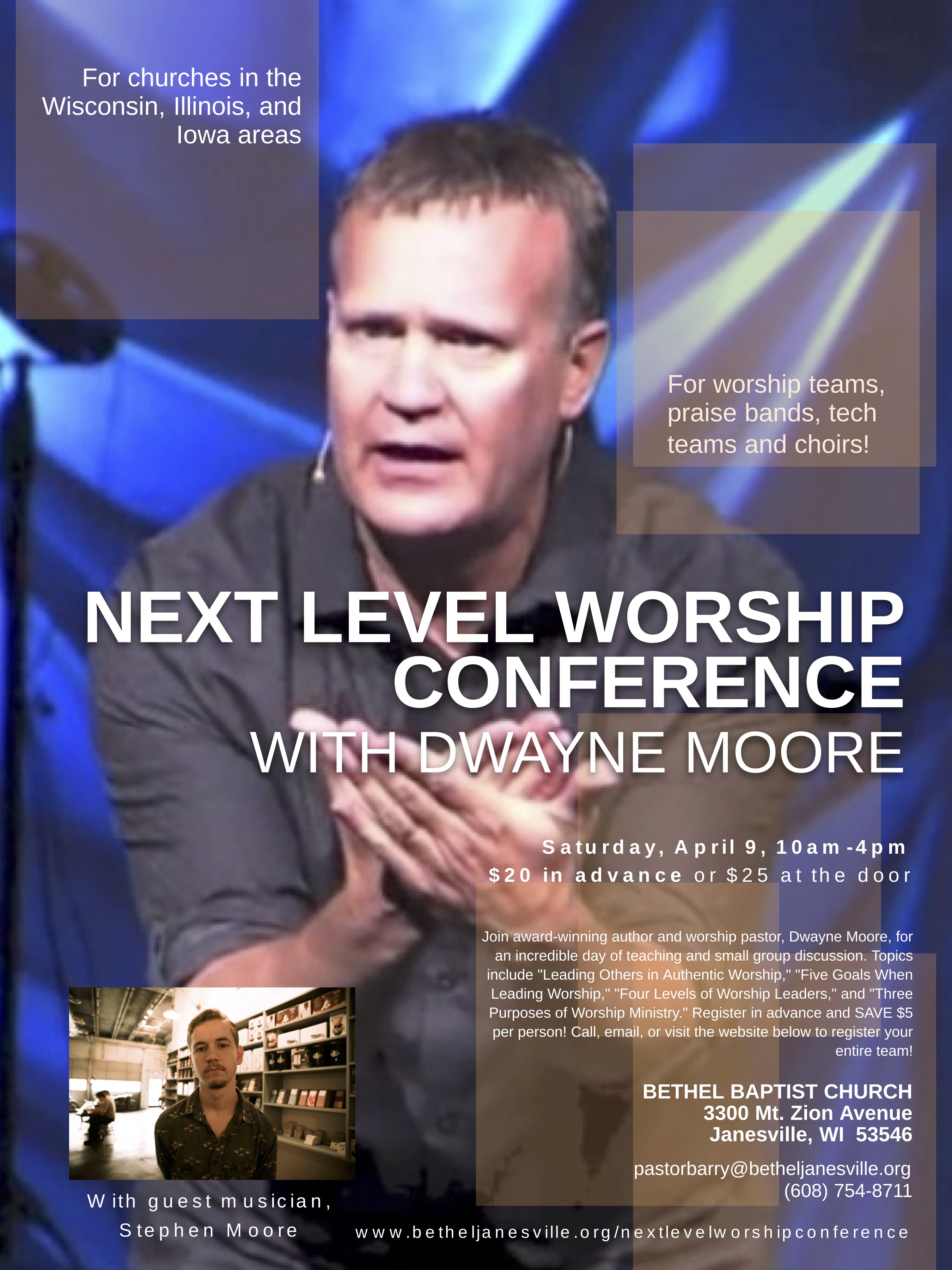 Next Level Worship Conference with Dwayne Moore – Barry Westman